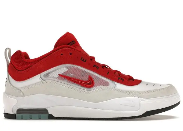 Nike Air Max Ishod Wair Sneakers - White/varsity Red/summit White
