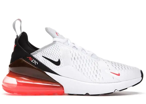 Nike Air Max 270 Sneakers - White/wolf Grey/bright Crimson