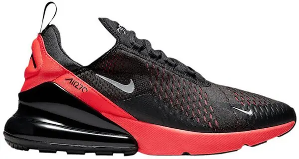 Nike Air Max 270 Sneakers - Black/metallic Silver/bright Crimson