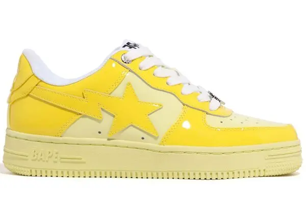 BAPE A Bathing Ape Colors Sta Sneakers - Yellow