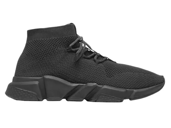 Balenciaga Speed Trainer Lace Up - Black