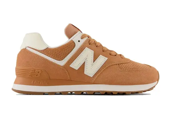 NEW BALANCE 574 Sneakers - Copper/white