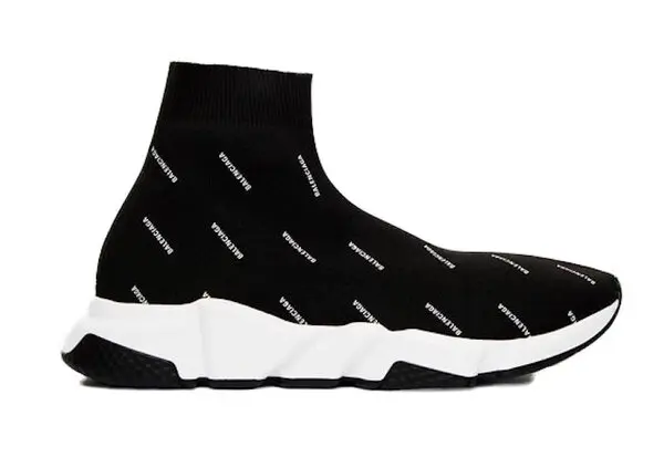 Balenciaga Speed Trainer Mid Logo Sneakers