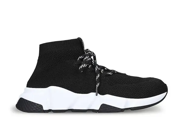 Balenciaga Speed Trainer Lace Up - Black/white