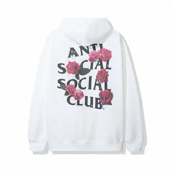 Anti Social Social Club Hell O Rose Hoodie - White | Editorialist