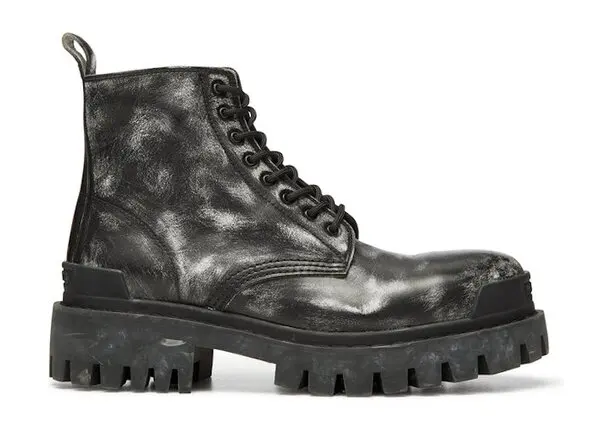 Balenciaga Strike Ankle Boots - Black