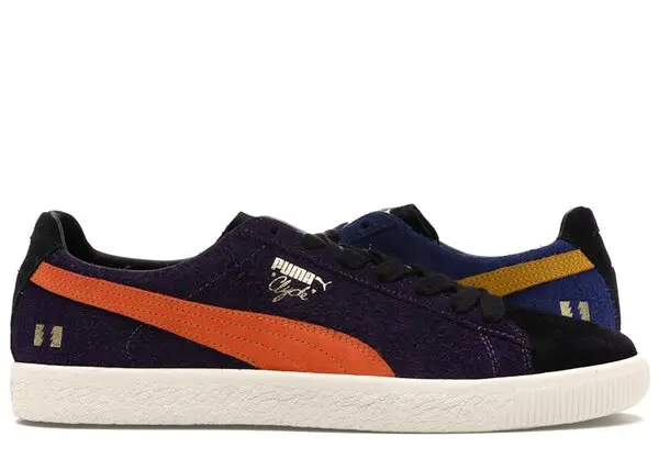 PUMA Clyde The Hundredsin Sneakers - Sodalite Blue/spectra Yellow