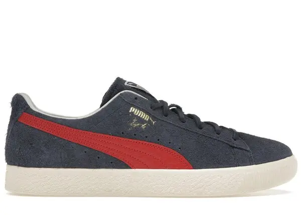 PUMA Clyde Soho London - Frosted Ivory/new Navy Blue/dark Red