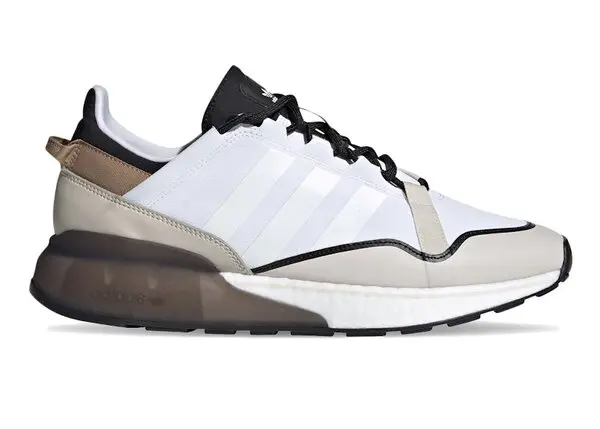 Adidas Zx 2k Boost Pure Sneakers - White/brown/black