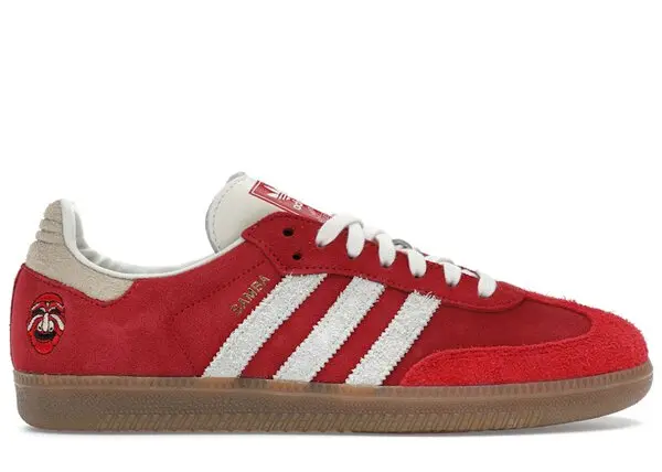 Adidas Samba Og Talchum Pack Sneakers - Better Scarelet Red/off White/sand Strata