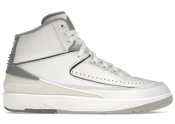 JORDAN 2 Retro - White/cement Grey/sail