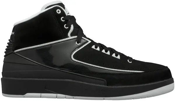 JORDAN 2 Retro Qfin High-top Sneakers - Black/white