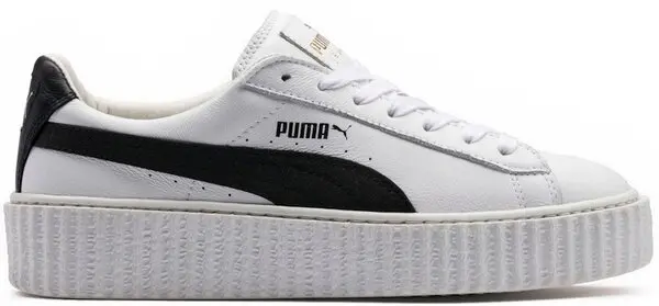 PUMA Leather Creeper Sneakers - Puma White/puma Black
