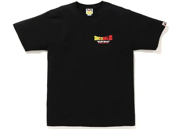 BAPE X Dragon Ball Z Baby Milo Asnka Tee Shirt - Black