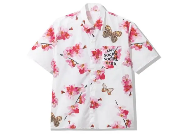 ANTI SOCIAL SOCIAL CLUB Woody Button Up - White