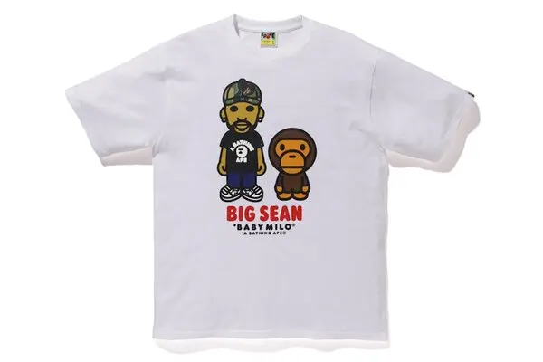 BAPE X Big Sean Baby Milo Tee Shirt - White