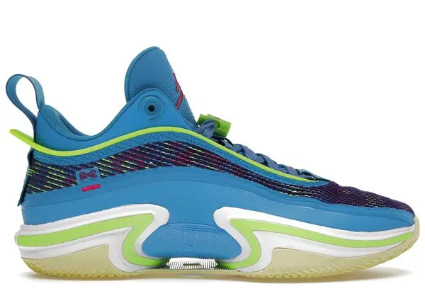 JORDAN 36 Low Luka Doncic Pe Sneakers - Laser Blue/electric Green/electro Purple
