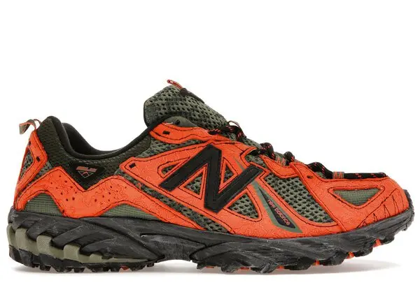 NEW BALANCE 610 Joe Freshgoods Lil' Swampsin Sneakers - Orange/green