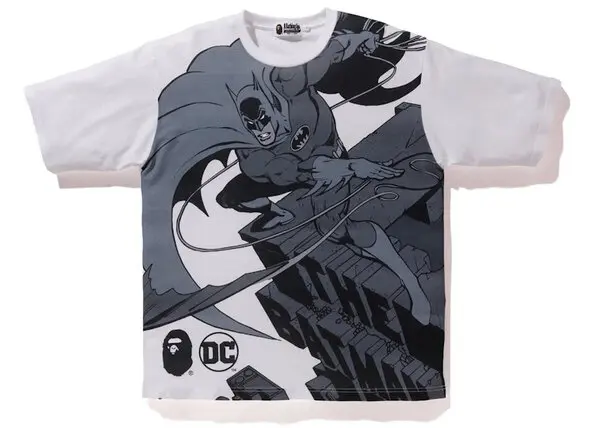 BAPE X Dc Batman Relaxed Tee Shirt - White