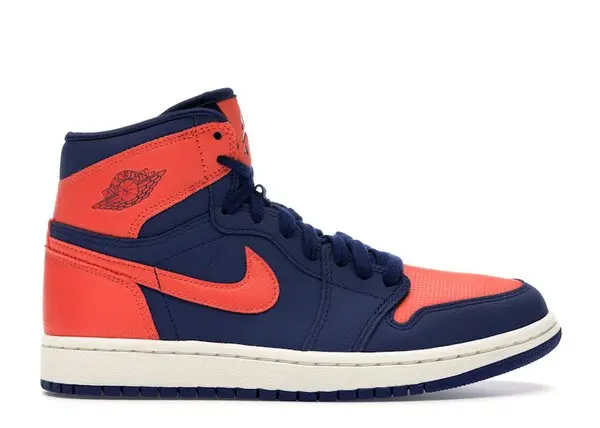 JORDAN 1 Retro High Sneakers - Blue Void/turf Orange