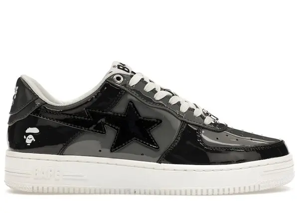 BAPE A Bathing Ape Sta Low Camo Combo Sneakers - Camo Black