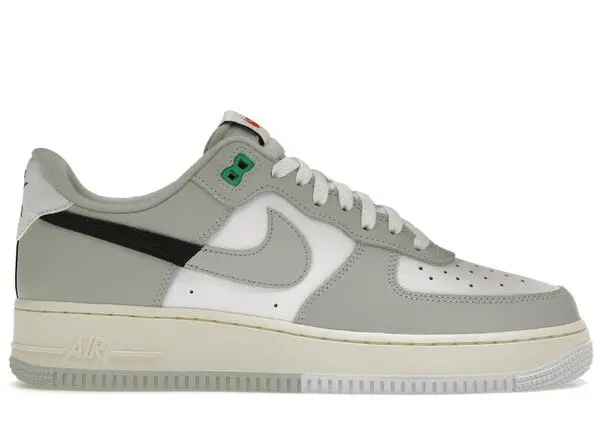 Nike Air Force 1 Low '07 Lv8 Split Sneakers - Light Silver/black