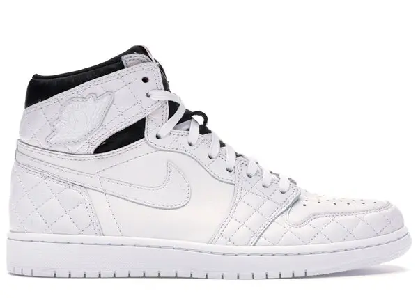 JORDAN 1 Retro High Sneakers - White/black