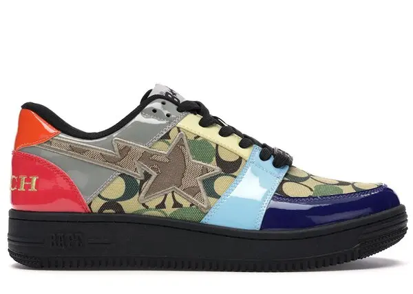 BAPE A Bathing Ape Sta Low Coachin - Multi/black