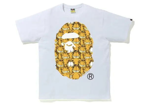 BAPE X Garfield #6 Tee Shirt - White