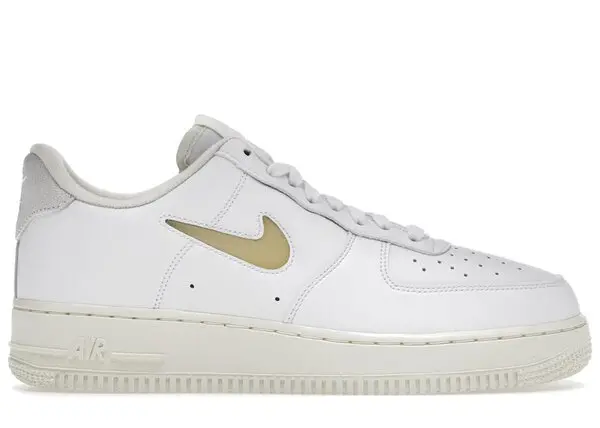 Nike Air Force 1 Low '07 Jewel Sneakers - White/pale Vanilla/coconut Milk