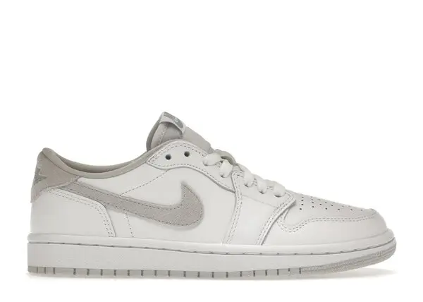 JORDAN 1 Low Og Sneakers - White/neutral Grey