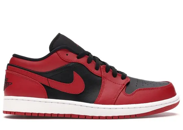 JORDAN 1 Low Reverse Bred - Gym Red/black