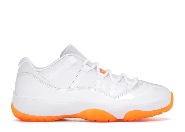 JORDAN 11 Retro Low Citrus Sneakers - White/bright Citrus