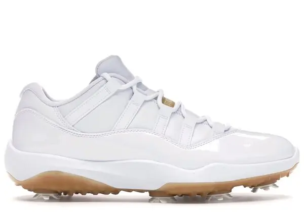 JORDAN Retro Low Golf - White/metallic Gold