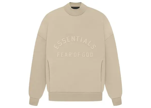 Fear Of God Essentials Crewneck Sweatshirt - Dusty Beige