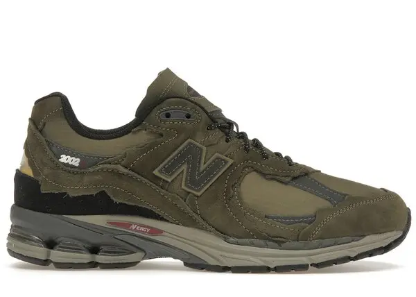 NEW BALANCE 2002r Protection Pack Sneakers - Dark Moss/grey/black