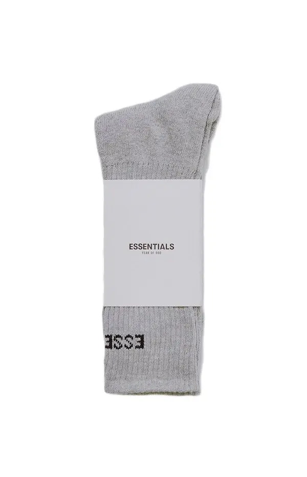 Fear Of God Essentials Front Logo Crew Socks