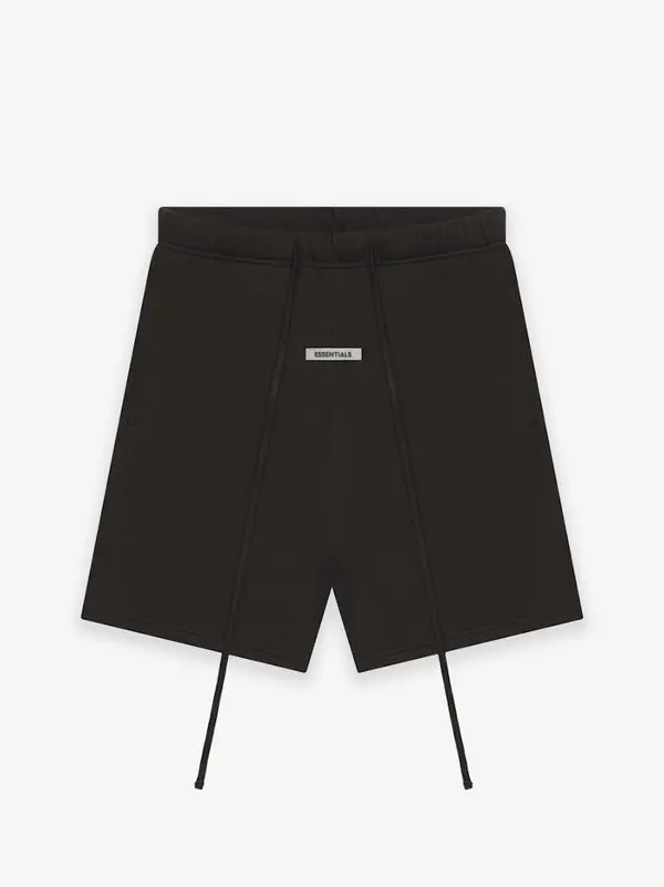 Fear Of God Essentials Fleece Shorts - Weathered Black/washed Black
