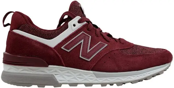 NEW BALANCE 574 Sport Sneakers - Burgundy