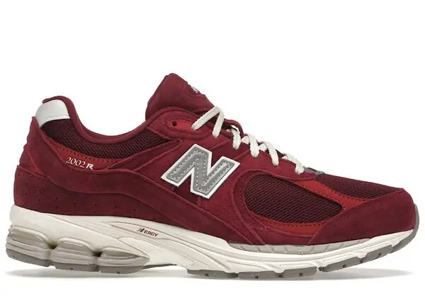 NEW BALANCE 2002r Sneakers - Bordeaux/white