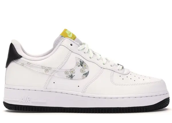 Nike Air Force 1 Low Daisy - White/speed Yellow/pale Ivory