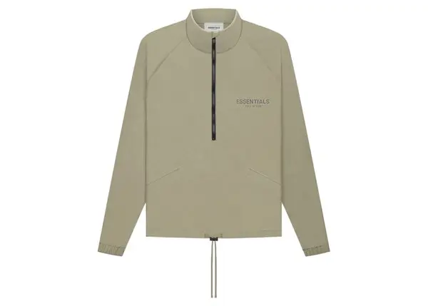 Fear Of God Essentials Half Zip Track Jacket - Pistachio