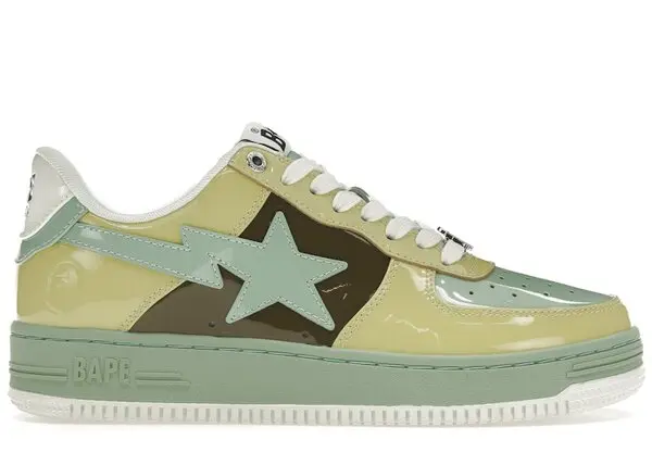 BAPE A Bathing Ape Stain Sneakers - Brown/beige