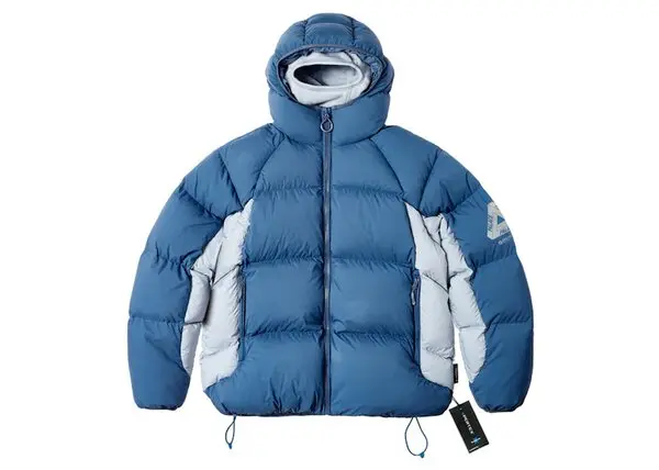 PALACE Pertex Matte Balaclava Puffa - Blue Chill