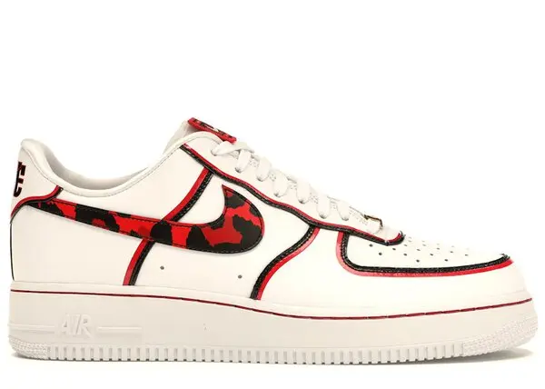 Nike Air Force 1 Low Sneakers - White/black/university Red