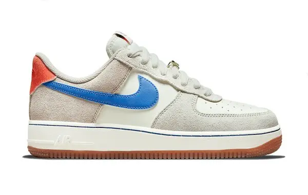 Nike Force 1 Low First Use - Sail/game Royal/team Orange