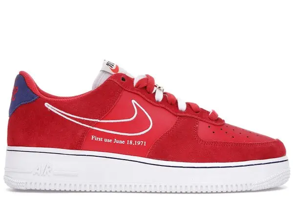 Nike Air Force 1 Low First Use - University Red/white/deep Royal Blue