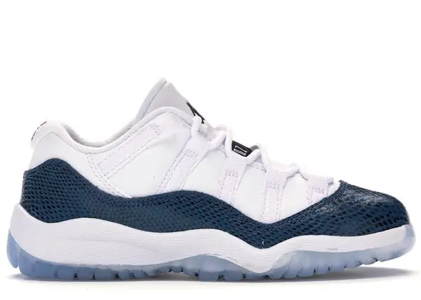 JORDAN 11 Retro Low Snake - White/black/navy Blue