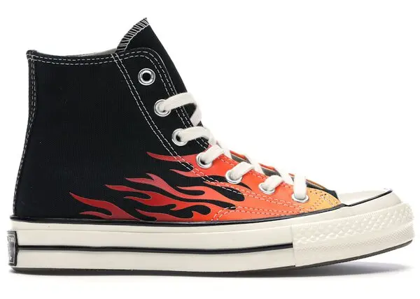 CONVERSE Chuck Taylor All Star 70 Hi Archive Print Flames