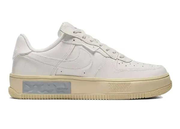 Nike Force 1 Low Fontanka Sneakers - Coconut Milk/lemon Swash/wolf Grey